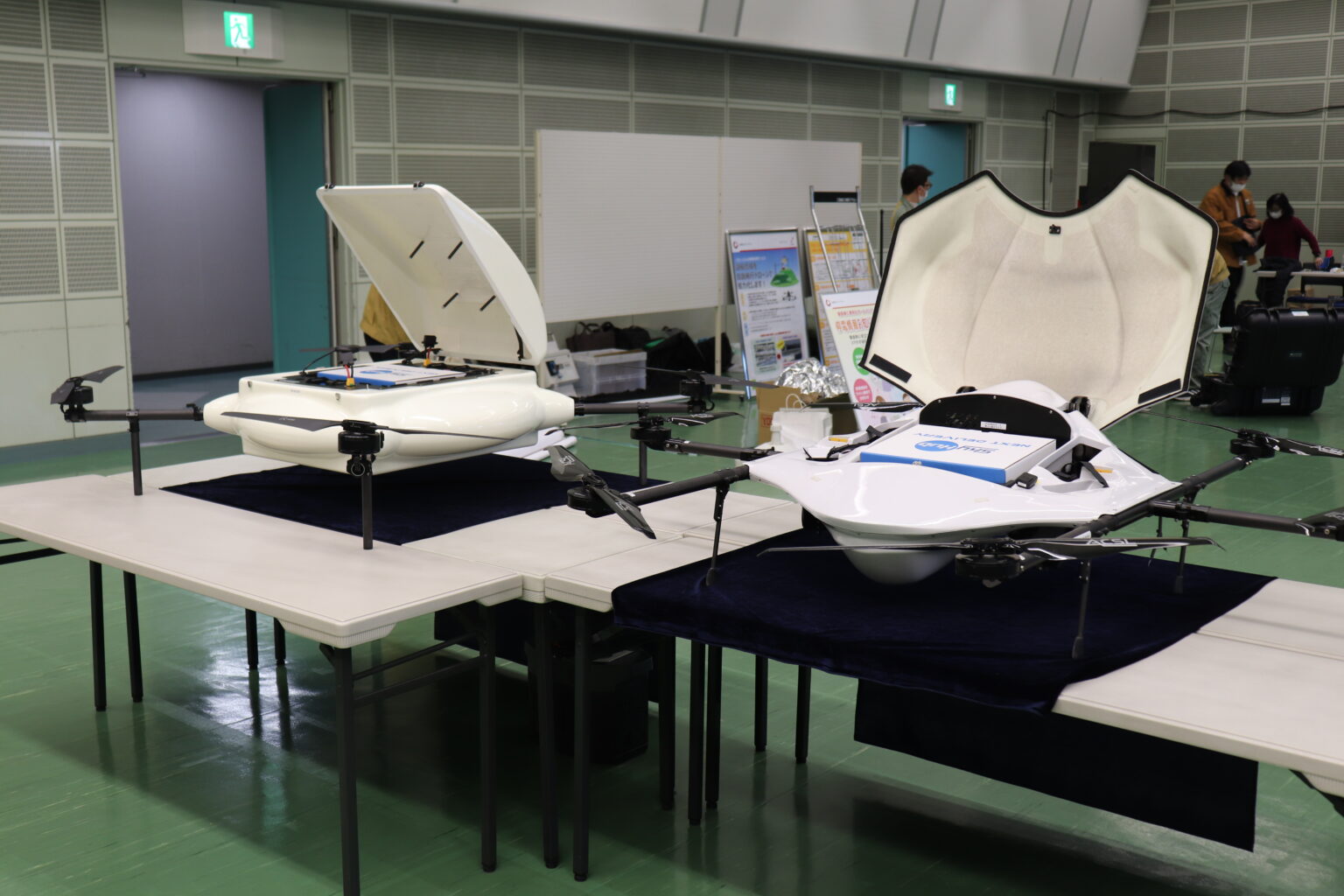 4DGRAVITY®搭載新物流専用ドローン“PD4B-C”の試作機を初お披露目 | エアロネクスト - Aeronext｜ ドローン・アーキテクチャー研究所